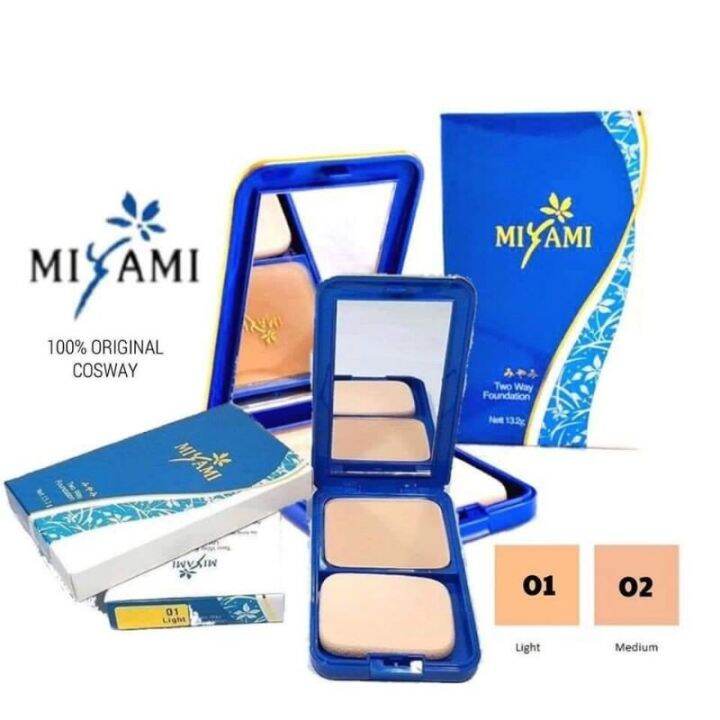 MIYAMI Compact Powder Two Way Foundation UV Protection | Lazada