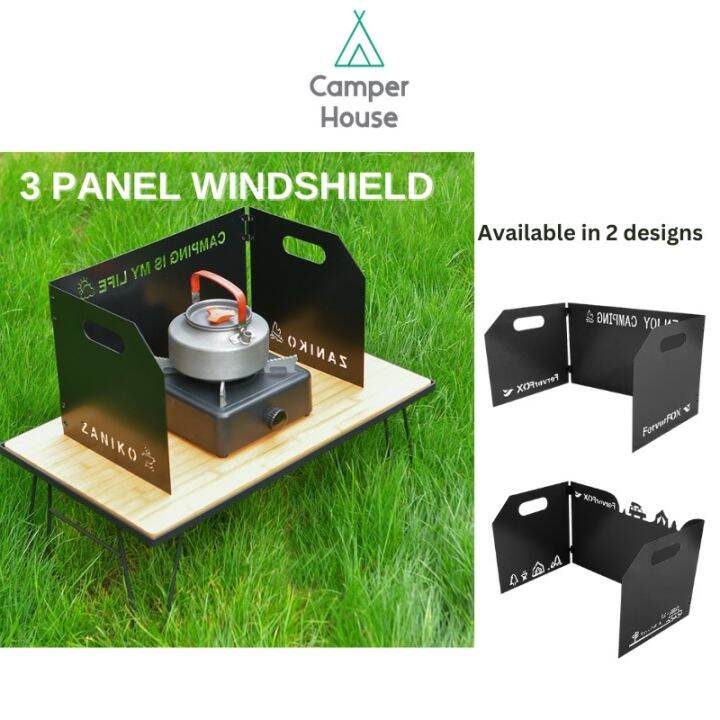 Foldable Outdoor Windshield Stove Windscreen Wind Shield Camping ...