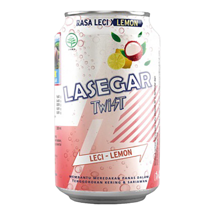 LASEGAR Twist Minuman Penyegar Leci Lemon 320 ml | Lazada Indonesia