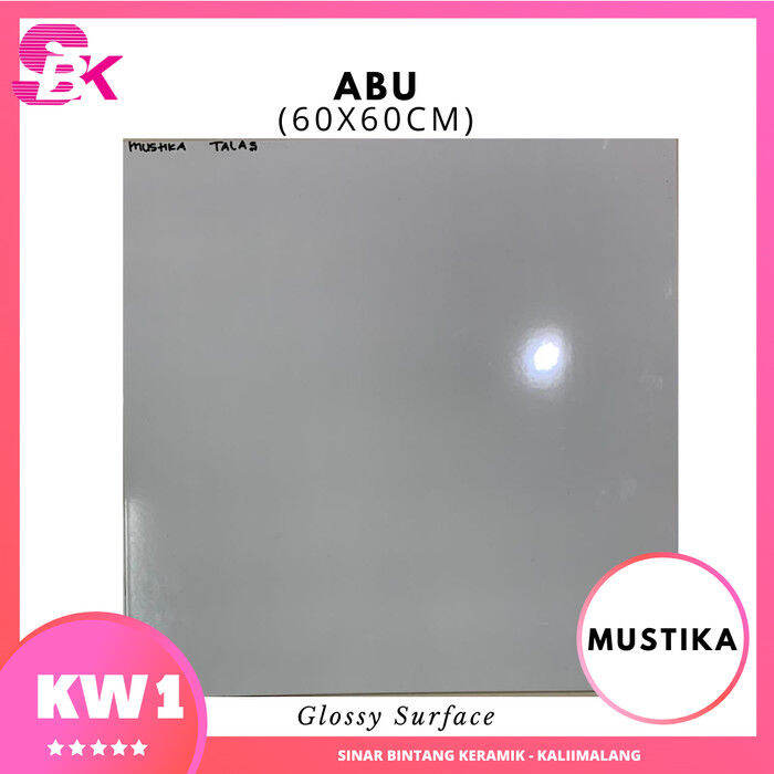 Keramik Ruangan Polos 60x60 Mustika | Lazada Indonesia