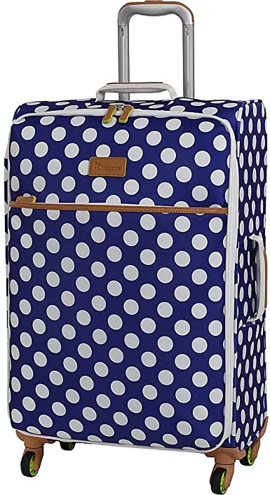 IT Luggage Summer Spot Trolley Case Large (Cream Blue) | Lazada PH