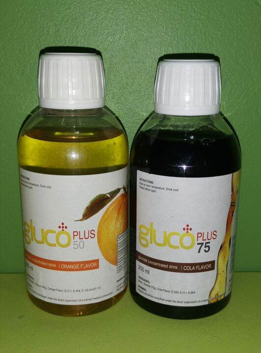 GLUCOPLUS GLUCOSE DRINK TEST / OGTT (COLA / ORANGE) 75g | Lazada PH