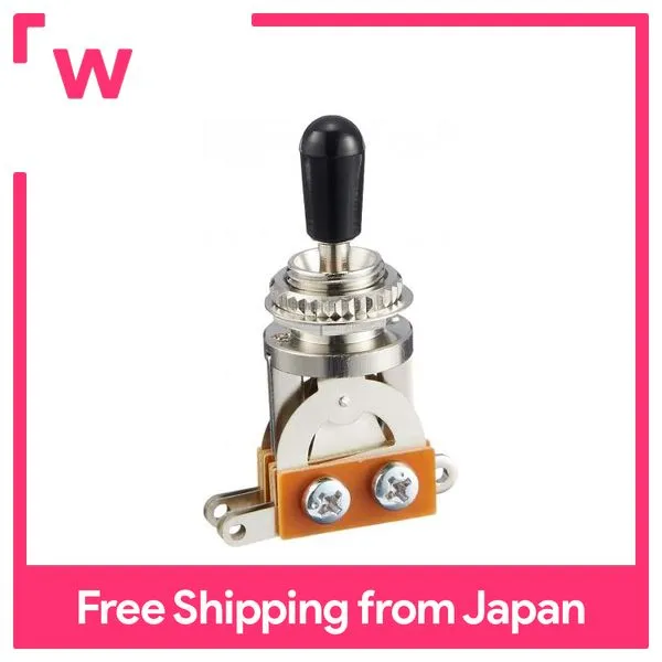[GP FACTORY] 3-WAY toggle switch Vertical chrome black knob Made in ...