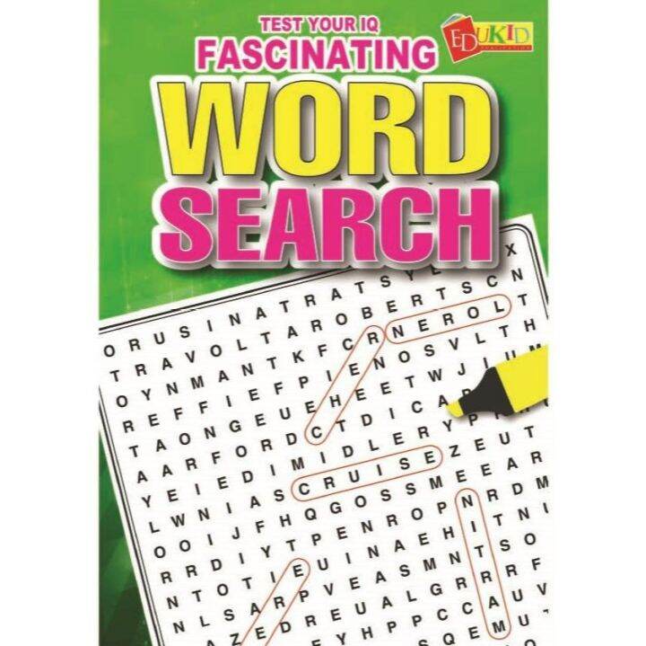 Test Your IQ Word Search Fascinating Marvellous Entertaining ...