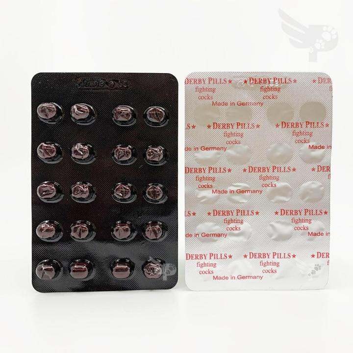 Derby Pills - for Fighting Cocks (sold per 20 tablets) - Made in ...