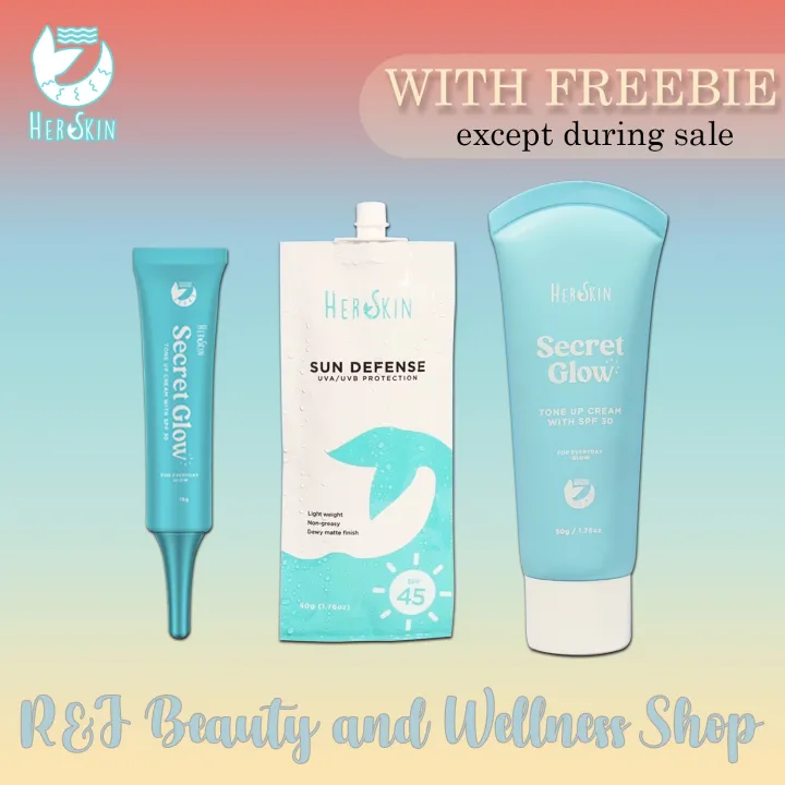 Her Skin Tone-up Cream SPF30 / Big Sun Defense SPF45 | Lazada PH