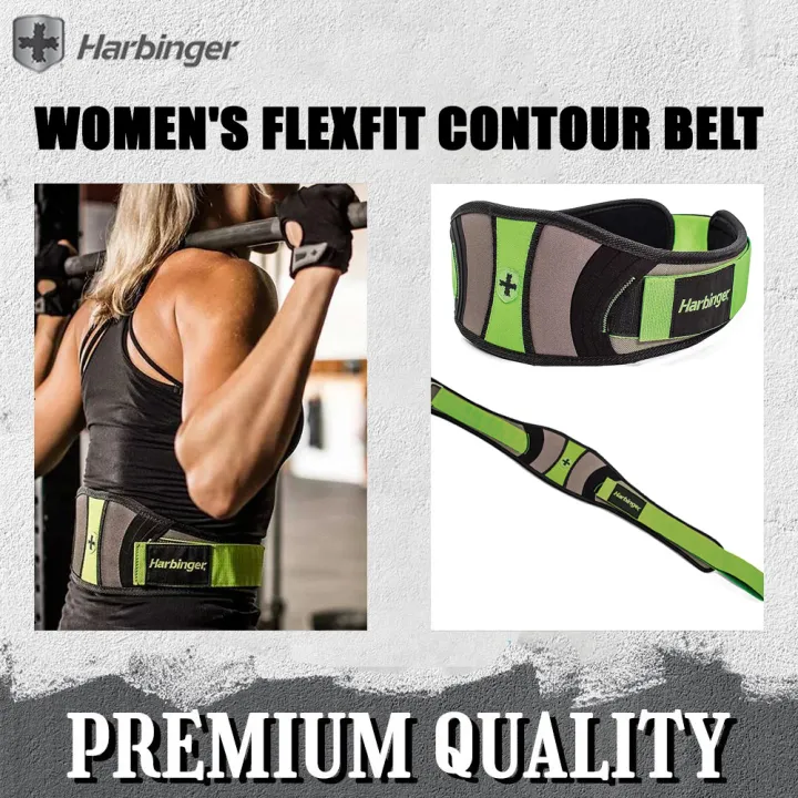 Harbinger Women's Flexfit Contour Belt เข็มขัดออกกําลังกาย เข็มขัดยก ...