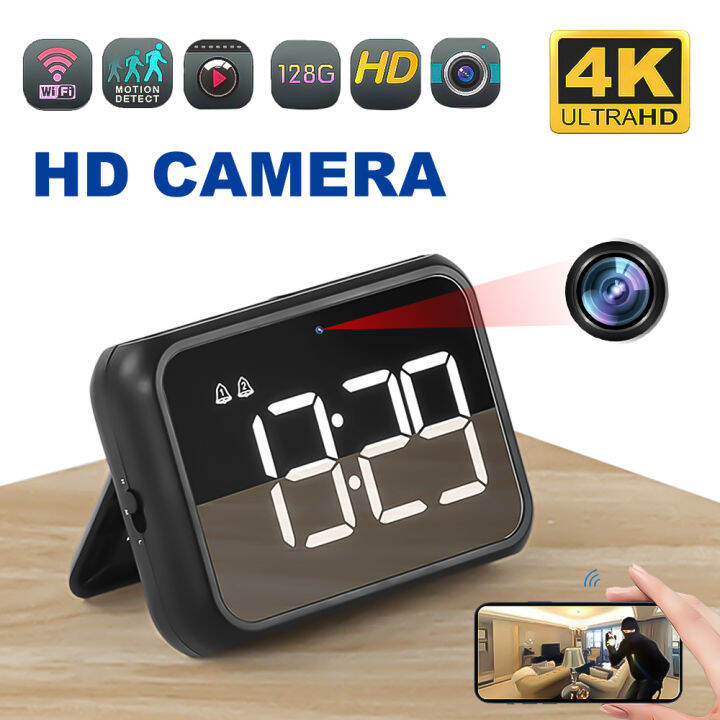 3Tech mall LED Digital Clock Camera Wireless WiFi Spy Cameras 1080P HD ...