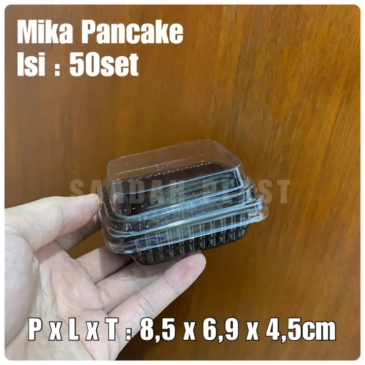 Mika Pancake Durian - Tray Kue Tempat Kotak Puding Mini Kecil - Isi ...