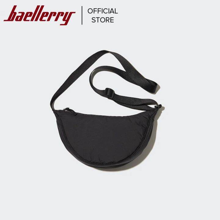 Baellerry Korean Style Unisex Dumpling Bag Nylon Linen Material ...