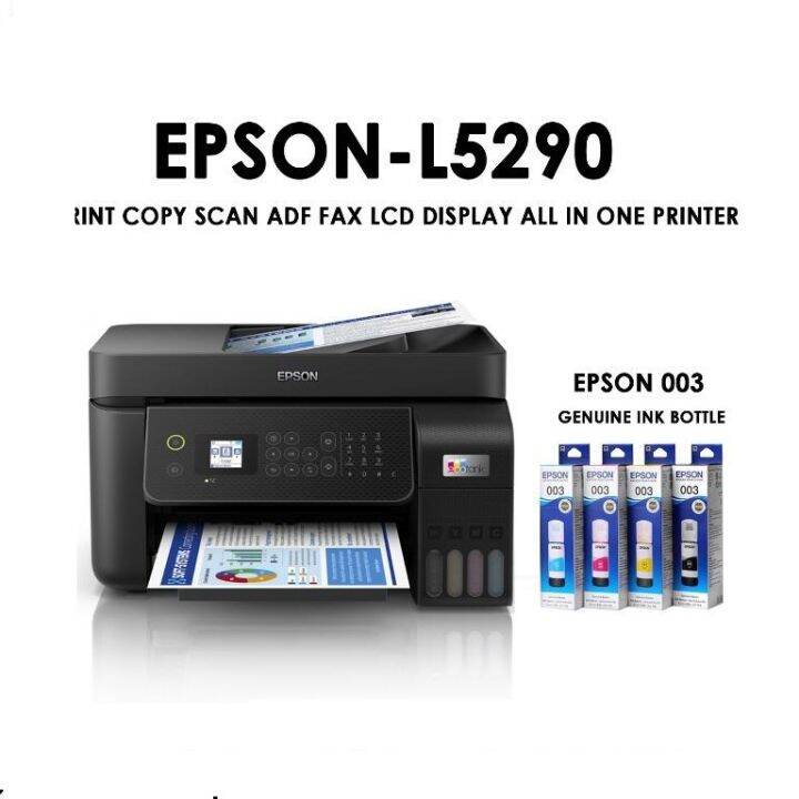 Epson Ecotank L5290 AIO WiFi Ethernet with ADF | Lazada PH
