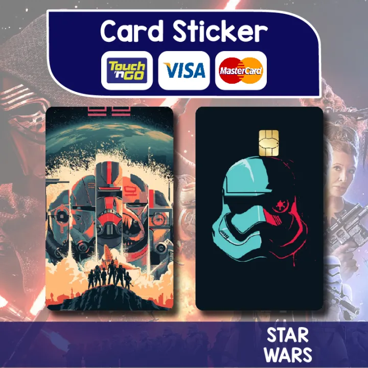 STAR WARS - TOUCH N GO CARD / ATM CARD STICKER COVER | Lazada