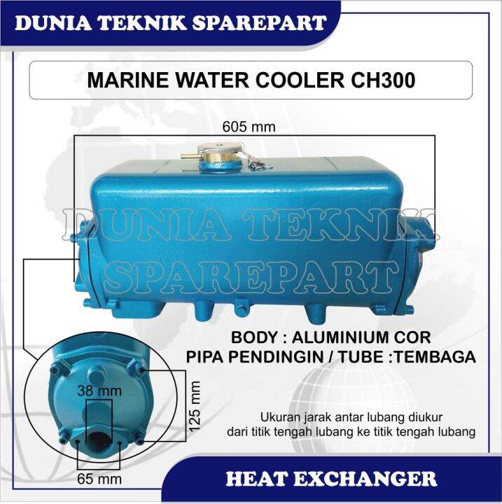 CH300 MARINE WATER COOLER / HEAT EXCHANGER / RADIATOR MESIN KAPAL | Lazada Indonesia