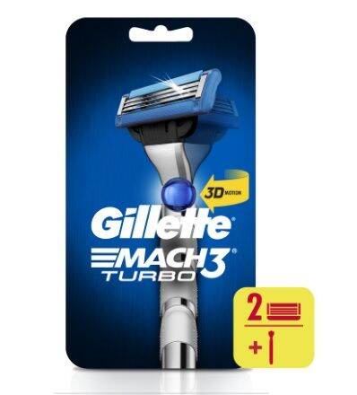 GILLETTE Mach3 Mach 3 Turbo Cartridge balde 3D motion ( Razor 1s ...