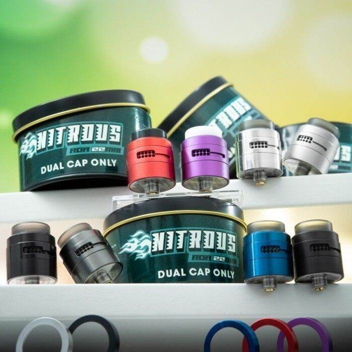 NEW NITROUS RDA DUAL CAP ONLY 22 MM BY KOKO SARANG ORIGINAL | Lazada ...