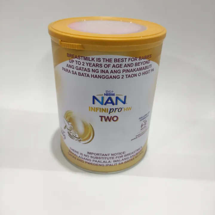 NAN InfiniPro HW Two Infant Formula for 6-12 Months 800g | Lazada PH