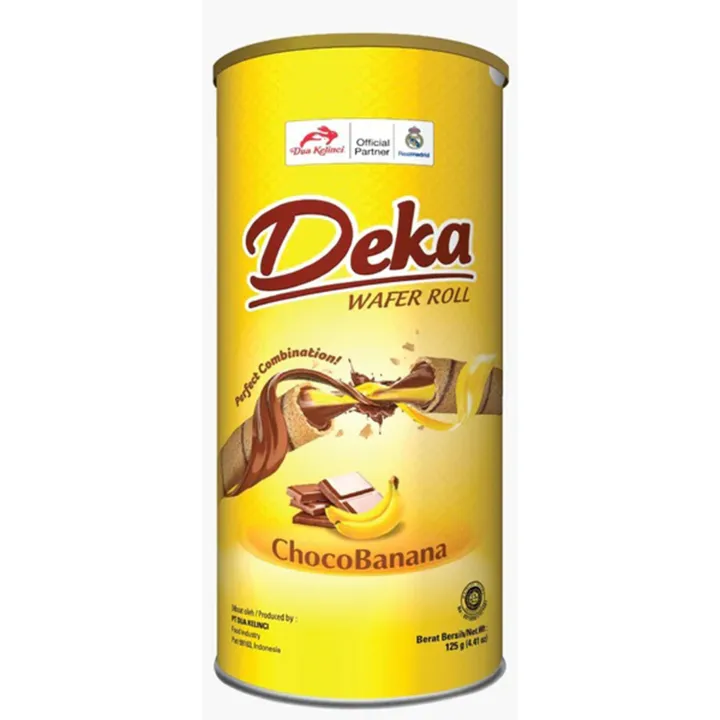 Deka Choco Banana Wafer Roll 125g | Lazada PH