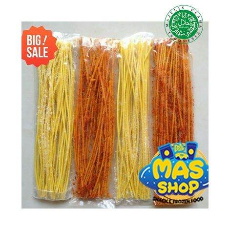 Mie lidi Biting Mi lidi seribuan jajanan SD Lidi Lidian mie lidi pedas ...