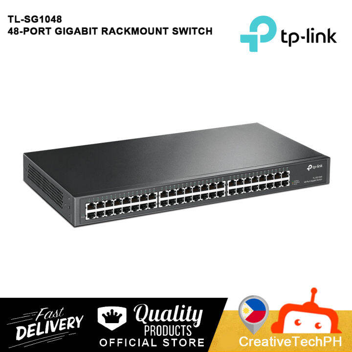 TP-Link TL-SG1024 24-Port Gigabit Rackmount Switch | Network Switch Hub ...