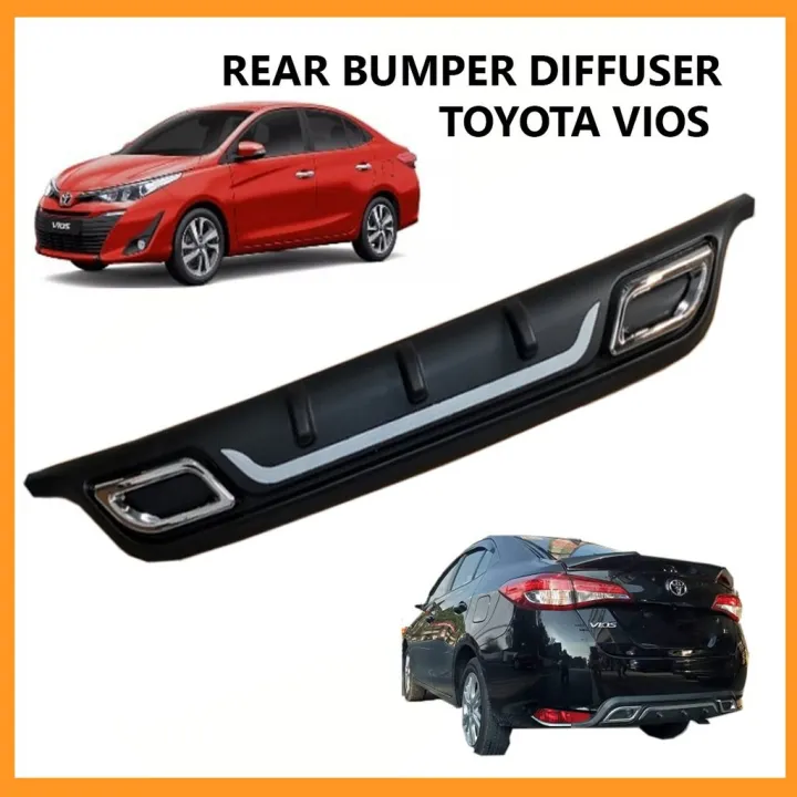 ⊙ TOYOTA VIOS 4RTH GEN-XE REAR BUMPER DIFFUSER | Lazada PH
