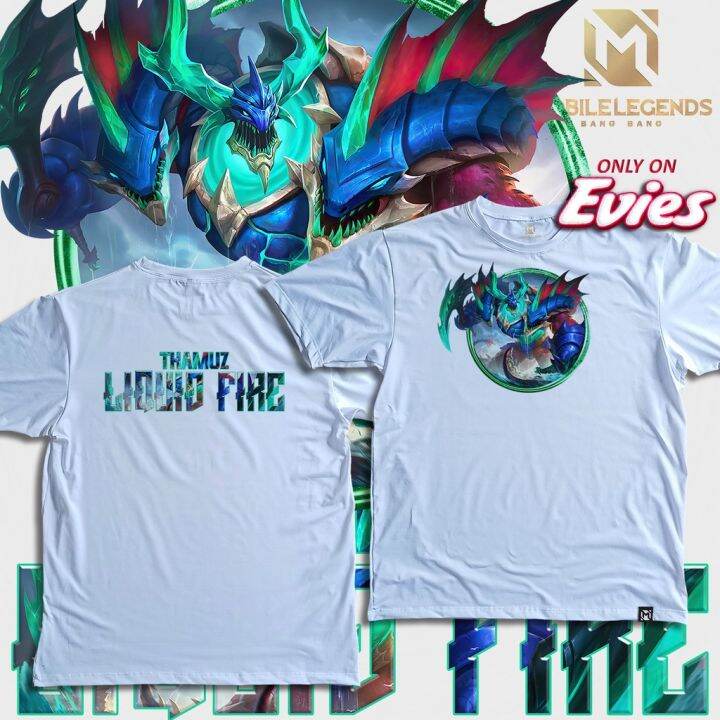Thamuz Liquid Fire T-shirt, MLBB, Mobile Legends Bang Bang, ML tees ...