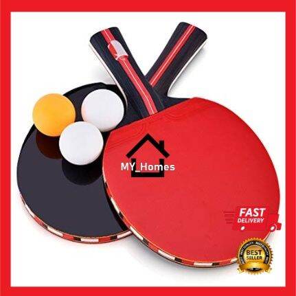 Decathlon Table Tennis Ping Pong Racket Set (2 bats + 3 balls ...