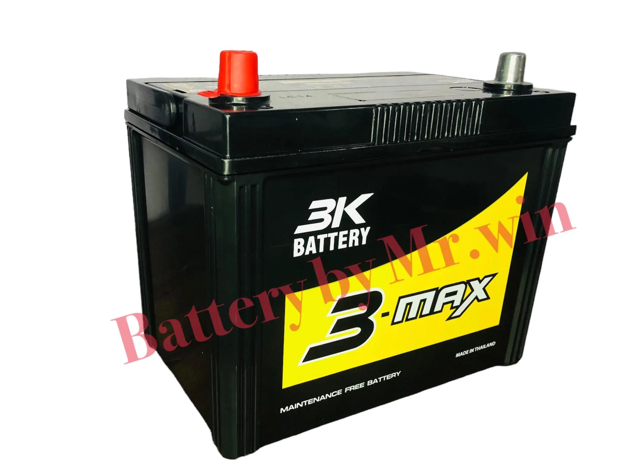 แบตเตอรี่รถยนต์ By Mr.WIN* 3K MAX95 R 75แอมป์ 90D26R 12V แบตกึ่งแห้ง ขั้วR ของใหม่ ใส่รถกะบะรุ่น ...