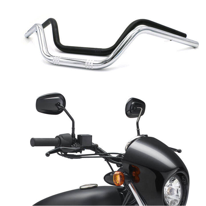 Retro Motorcycle Handlebar 22mm Universal Classical Bobber Handle Bar ...