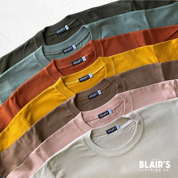 Plain T-Shirt Earth Tone Colors Peach Khaki Mustard Olive Rust Fatigue ...
