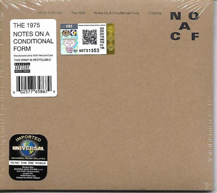 CD The 1975 Notes On A Conditional Form | Lazada Indonesia