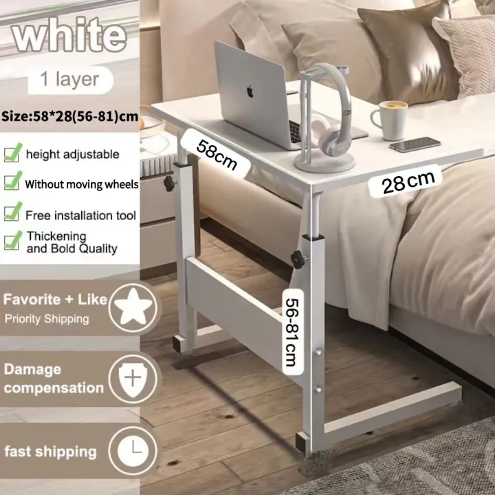 Dressing table desk mesa hapag kainan COD Laptop Table Mobile Side ...