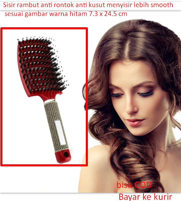 Sisir rambut anti rontok anti kusut menyisir lebih smooth sesuai gambar ...