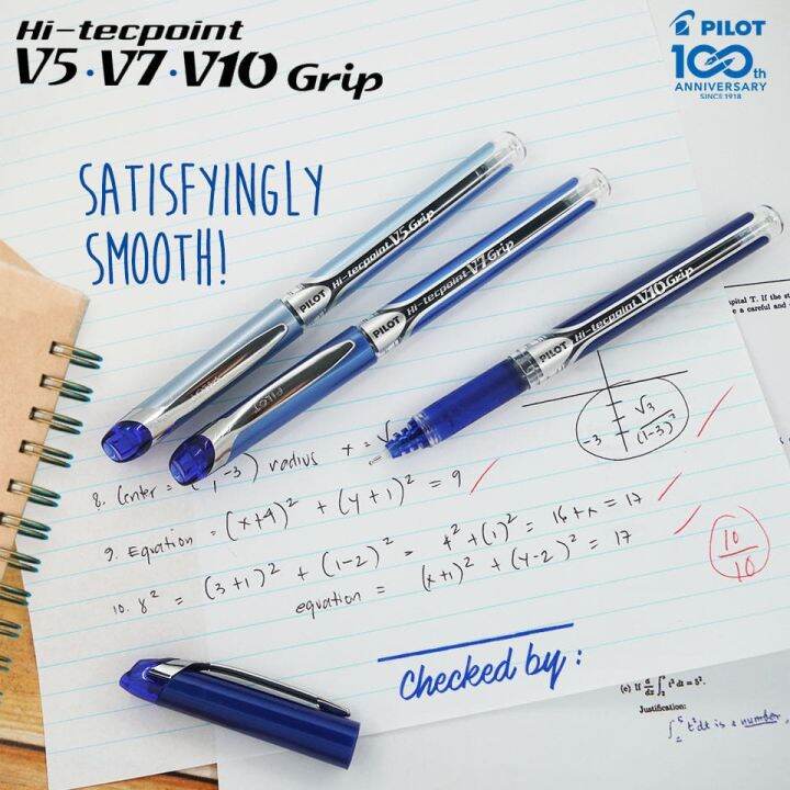 gel pen Pilot Hi-tecpoint V10 Grip, V5 Grip and V7 Grip | Lazada PH
