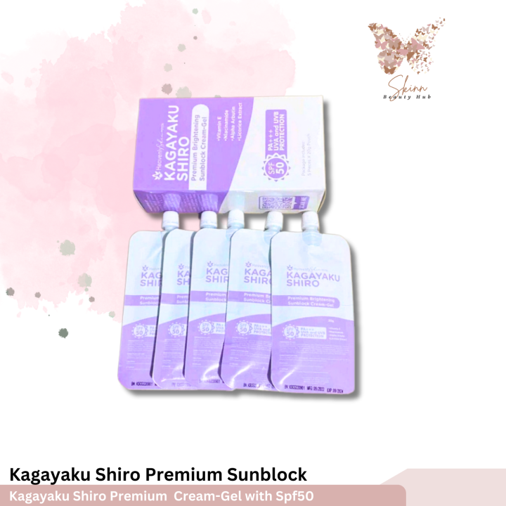 HEAVENLY SKIN POTIONS Kagayaku Shiro Premium Brightening Sunblock Cream ...