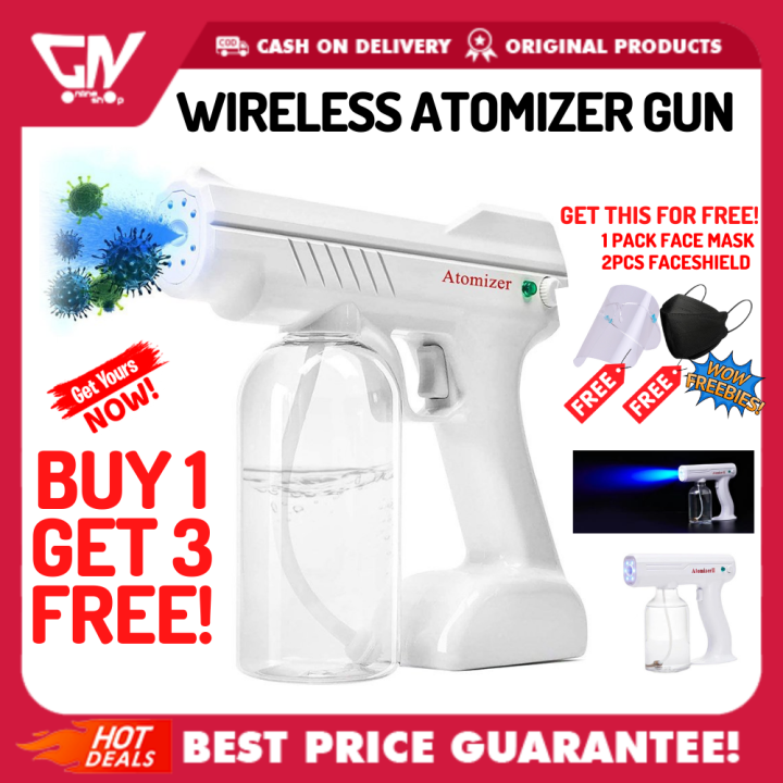 [GN] New!! 2021 Wireless Blue Ray Atomizer Sprayer Gun, Cordless Blue ...