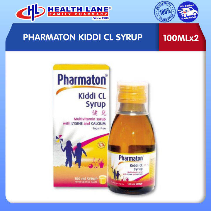 PHARMATON KIDDI CL SYRUP 100MLX2 | Lazada