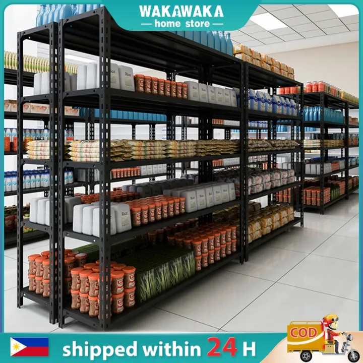 ☉bearing 450KG Boltless Steel Rack Shelves 5 layers Adjustable Stocking ...