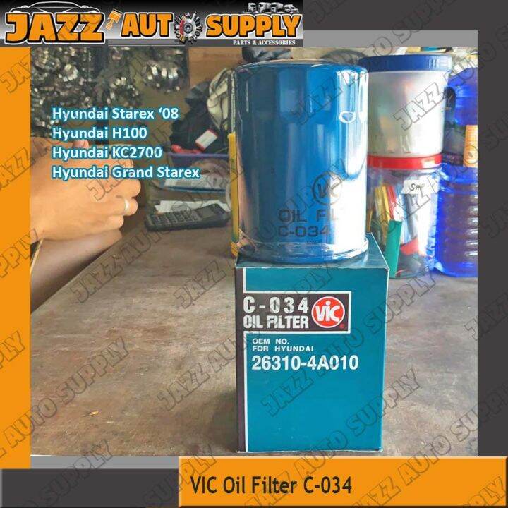 Vic Oil Filter C-034 For Hyundai | Lazada PH