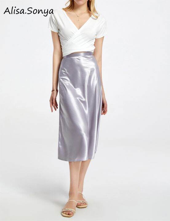 Alisa.Sonya Women‘s Skirts High Waist Luxuary Style Fomal Officiall ...