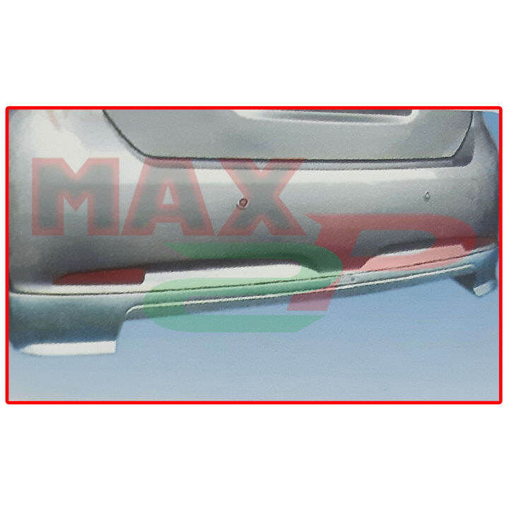 Perodua Myvi Gialla Style Rear Back Skirt Lower Lip Spoiler Fiberglass ...