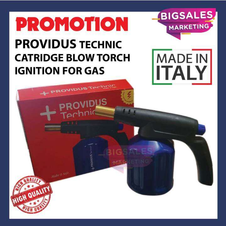PROVIDUS ITALY Cartridge Blowtorch PG400M / Camping Gas Torch / Gas ...