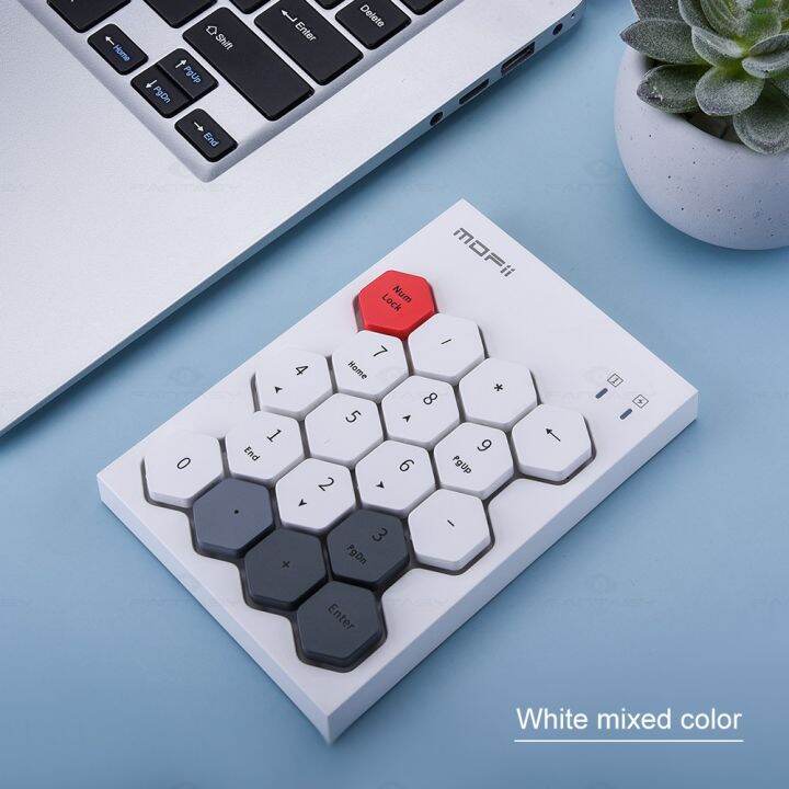 Mofii Wireless Rechargeable Numeric Keyboard 2.4G Stylish Digital ...