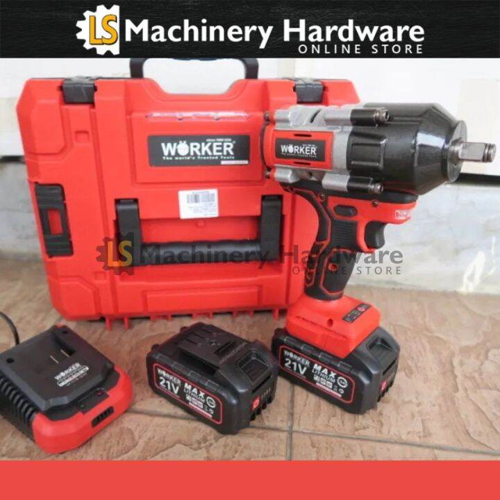 Worker WK-PWT-5526 21V Lithium 1/2-inch Dr. BL-Motor Impact Wrench ...