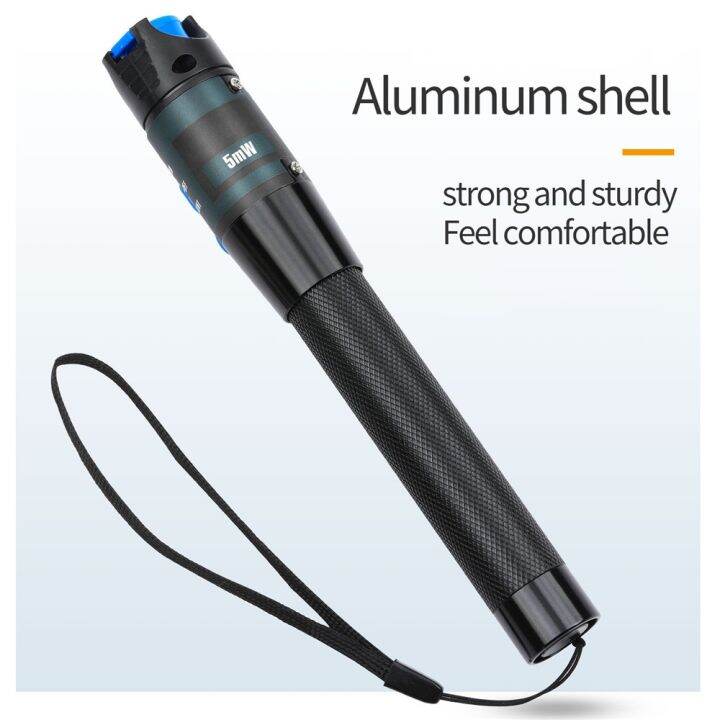 【CW】 30KM / 20KM 10KM 5KM aluminum case visual fault locator 5MW ...