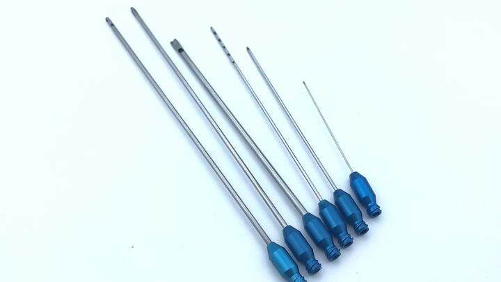 Liposuction Cannulas 6pcsSet Needle Luer Lock and Titanium Liposuction ...