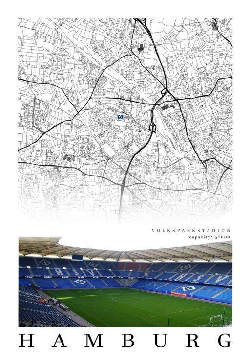 Famous Football Stadium Abstract Posters and Prints Koln Nurnberg ...