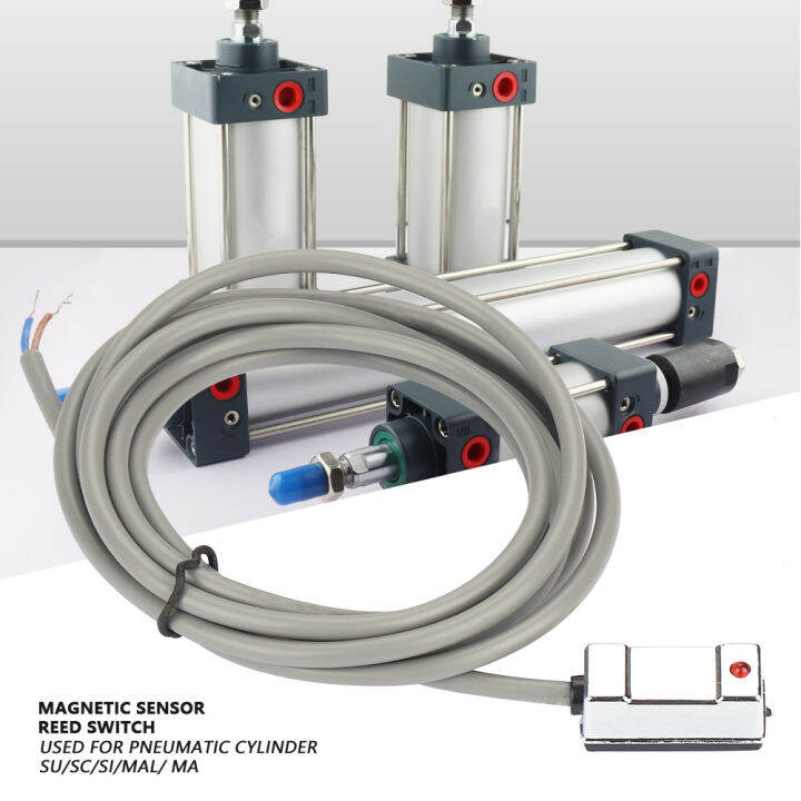 Magnetic Reed Switch Sensor Magnetic Air Pneumatic Cylinder CS1-U ...