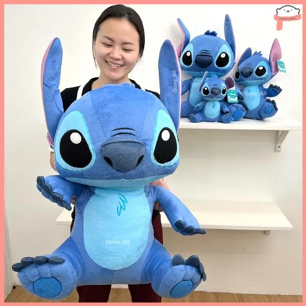 GL ชุดเครื่องนอนครบ ของแต่งห้องนอนเก๋ๆ ตุ๊กตา Stitch สติช สติชนั่ง ขนาด ...