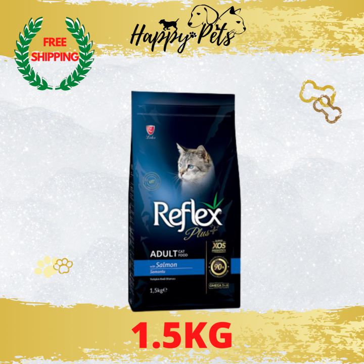 REFLEX PLUS ADULT CAT WITH SALMON DRY CAT FOOD (1.5KG) | Lazada