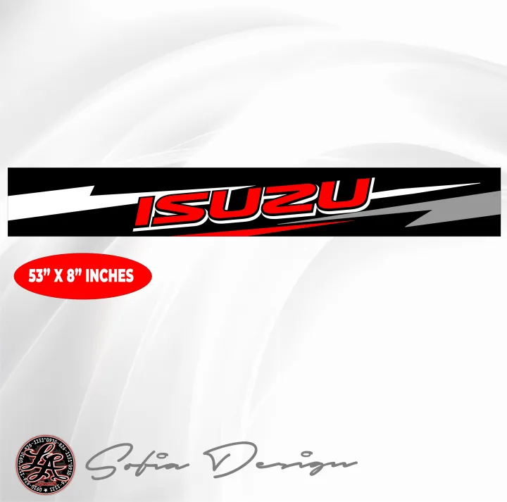 Isuzu Customized Windshield Banner | Lazada PH